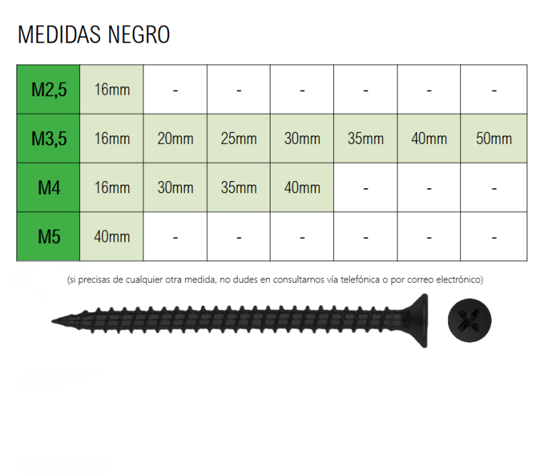 Tornillo DIN 7505 - JSM - El Mundo Del Herraje